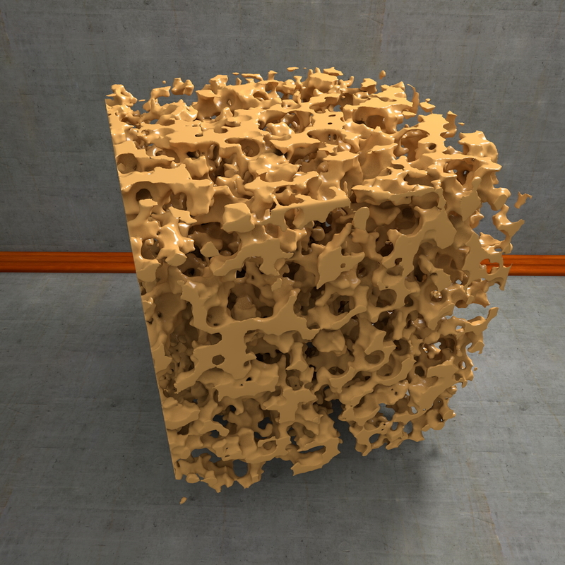 c4d sponge bone spongy