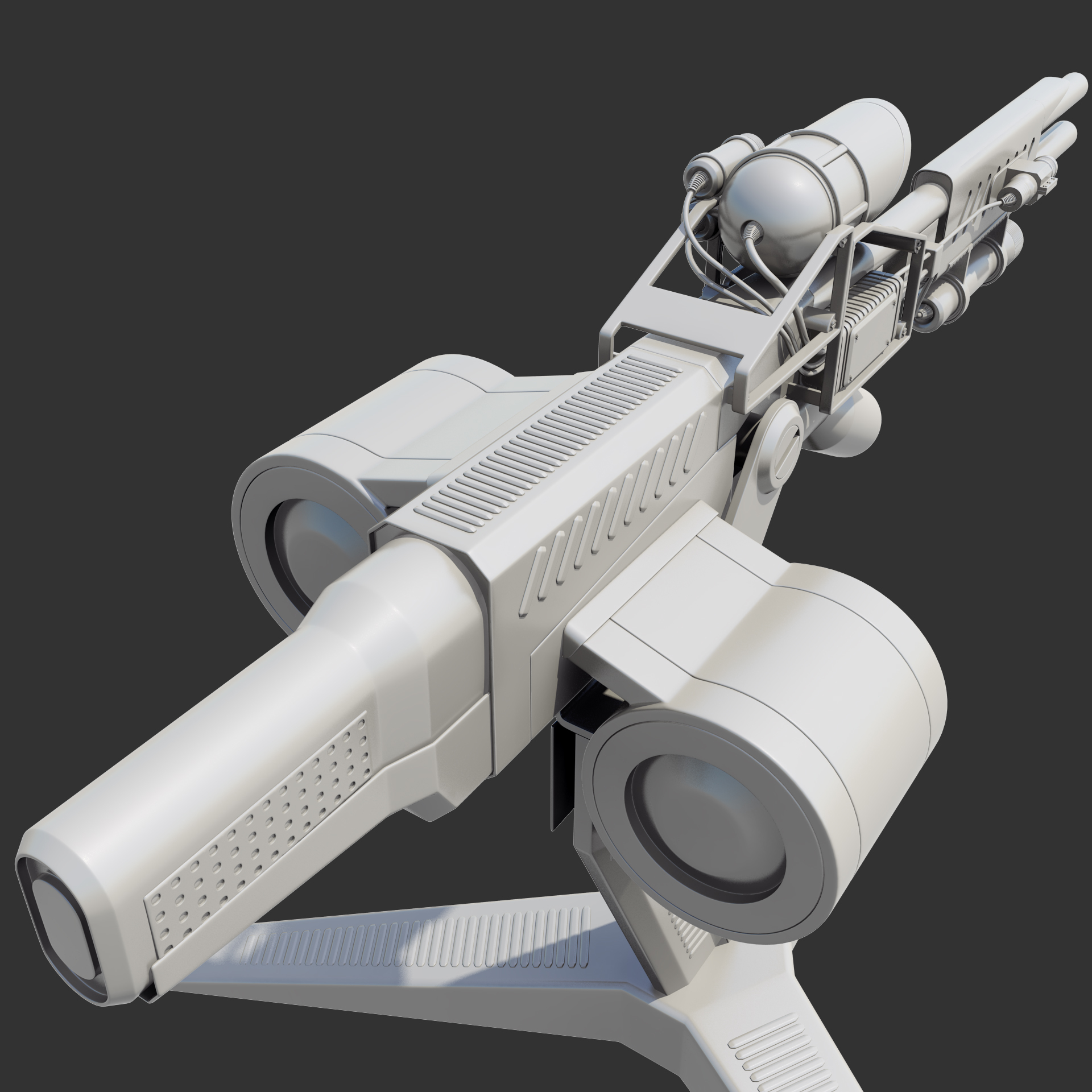 sentry gun 3d max