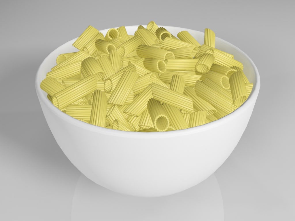 pasta food 3 3d model