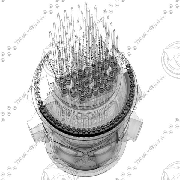 pressurized water reactors pwrs 3d max