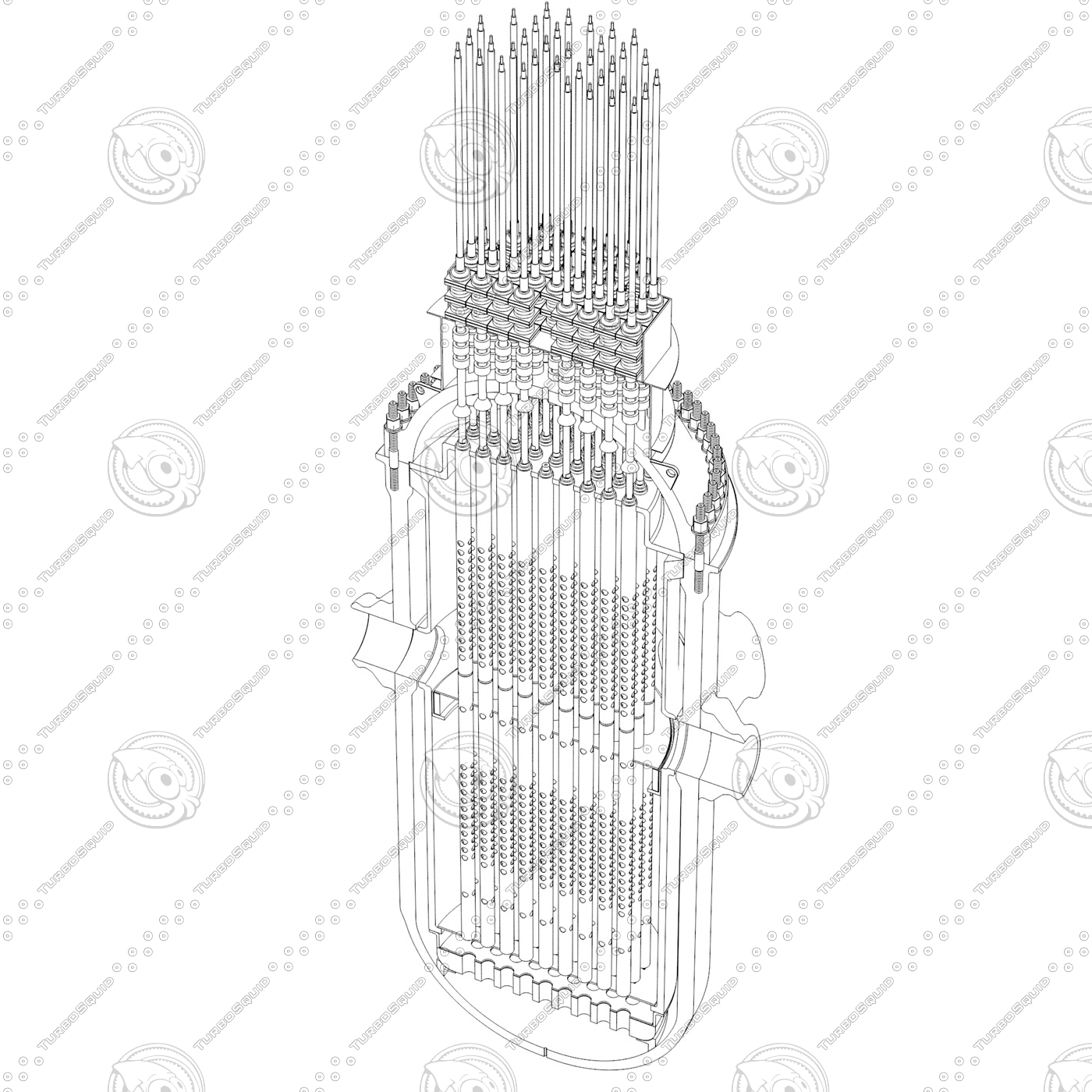 pressurized water reactors pwrs 3d max