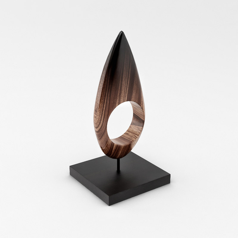 3d model tear drop sculpture
