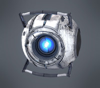 wheatley video character robot 3d max