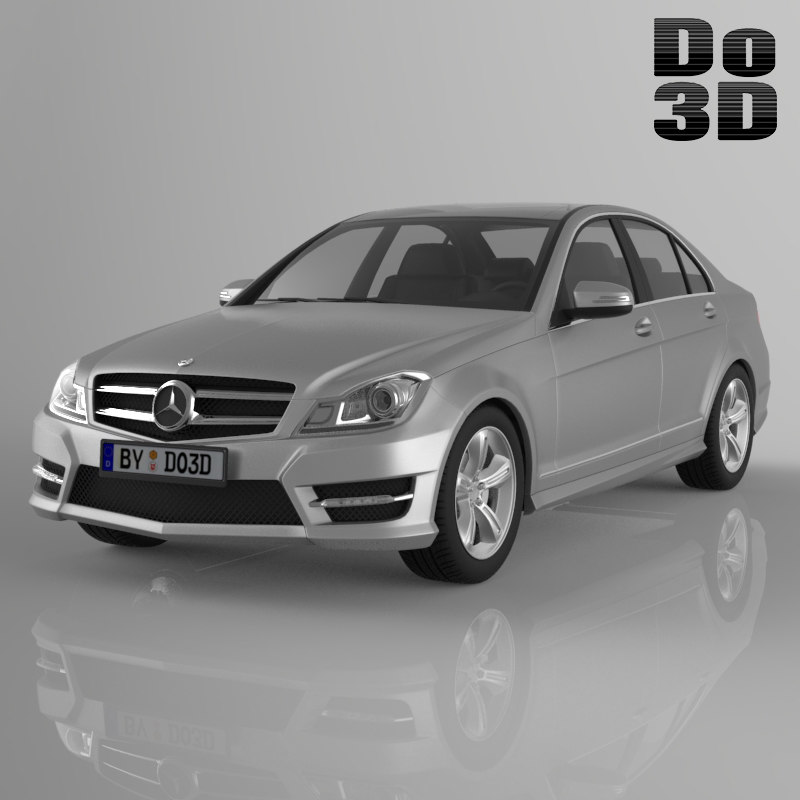mercedes benz c 3d model