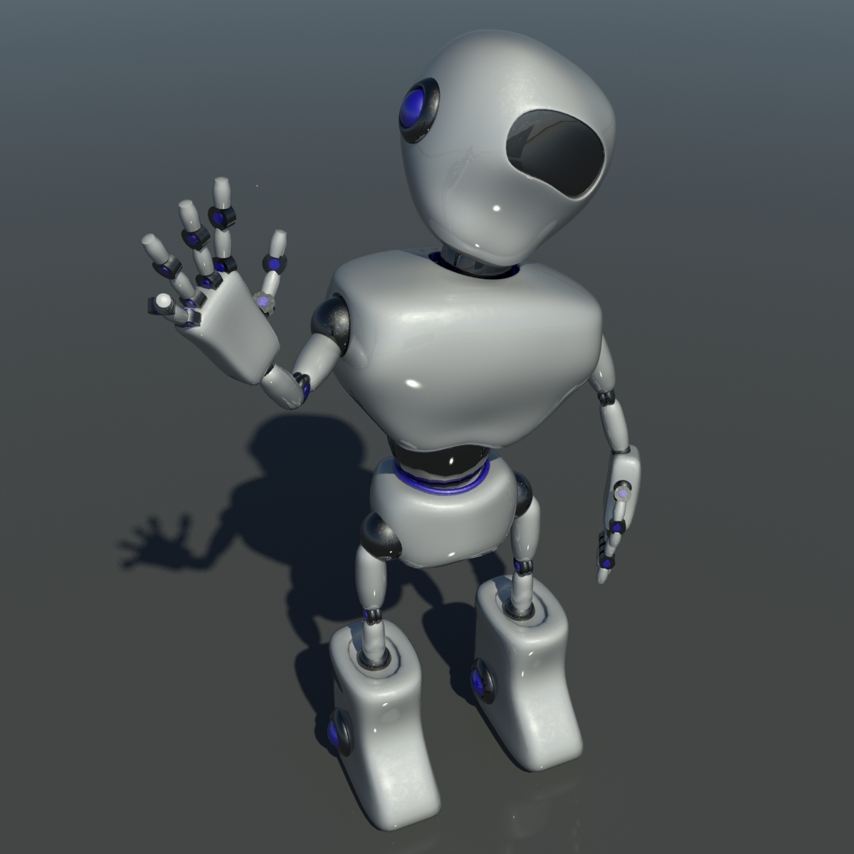 3d robot animation