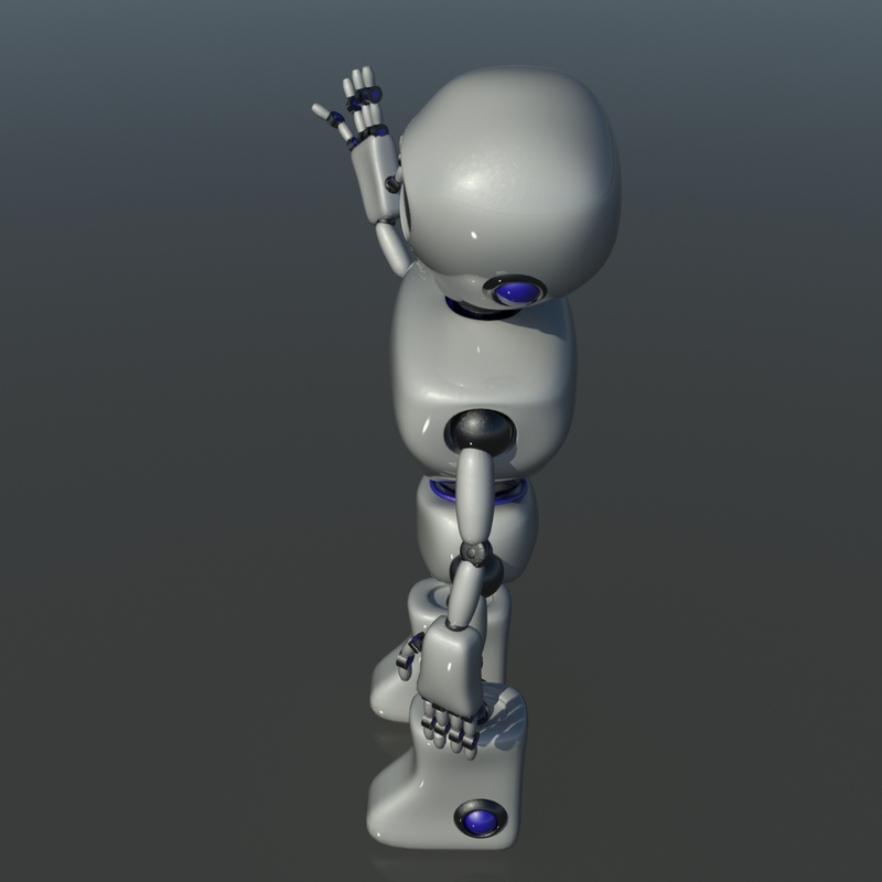 3d robot animation