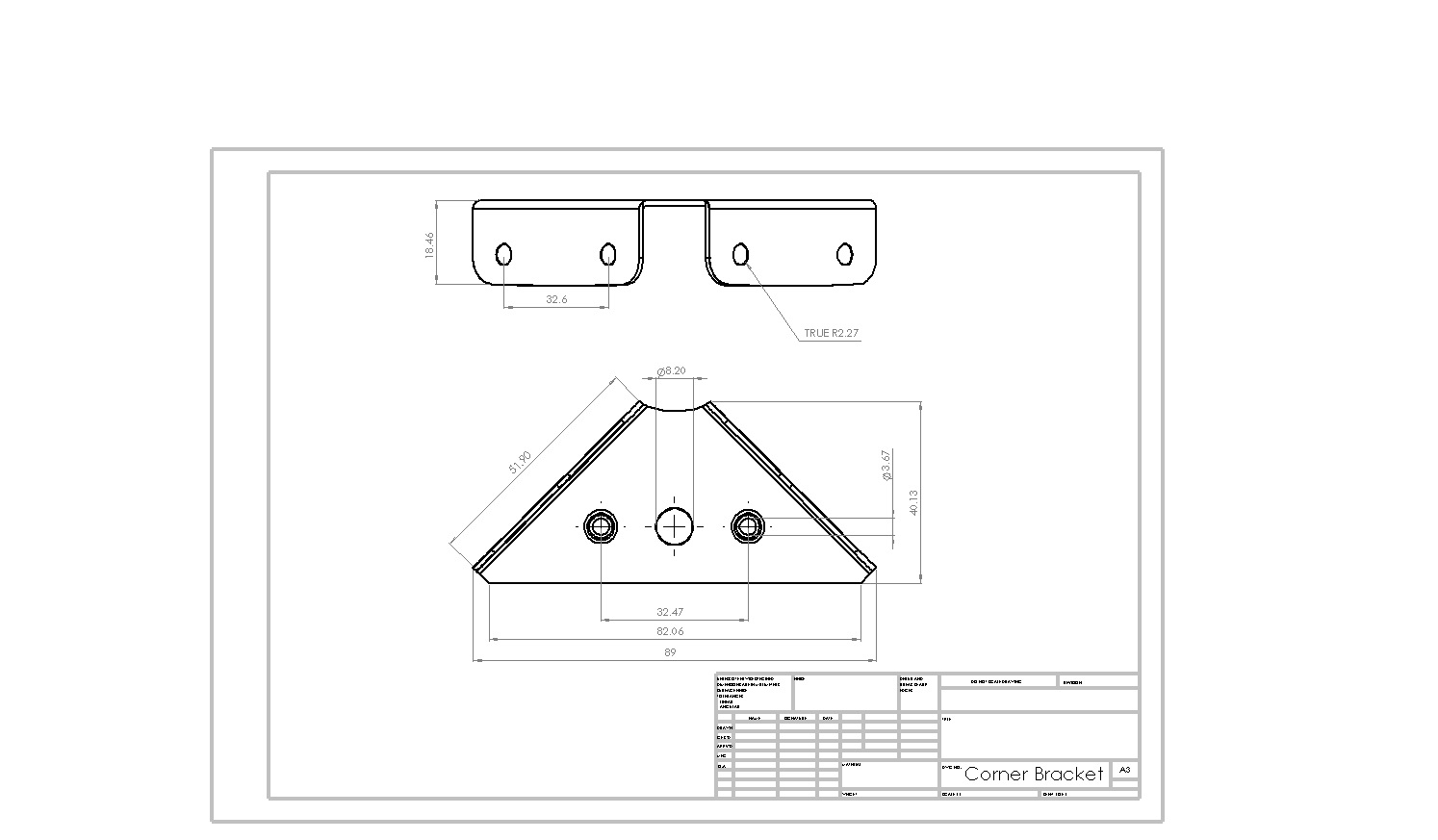 corner bracket 3d model