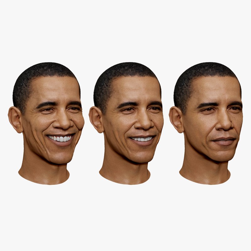 maya morphing smiling face portraits