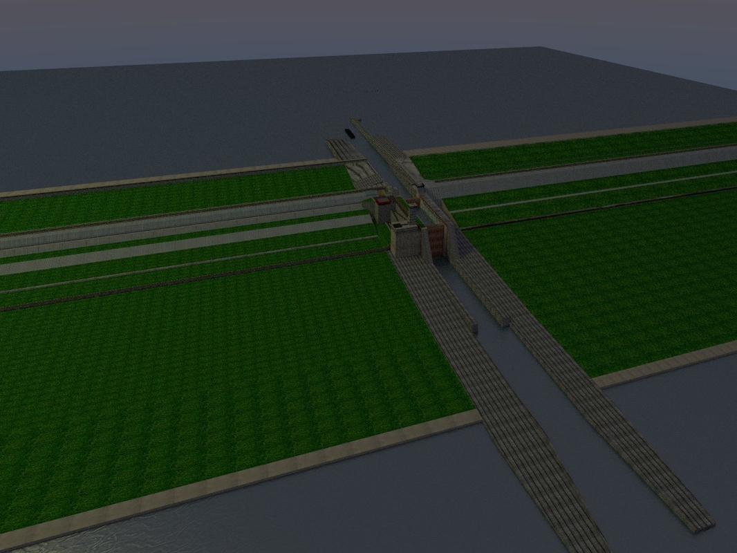3d canal lock model