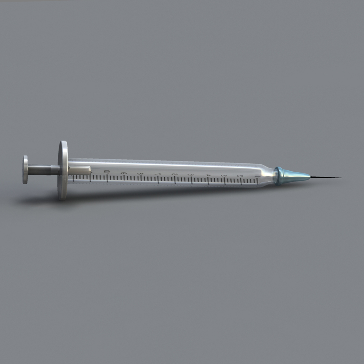 3d syringe model