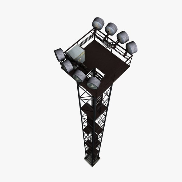 projector tower 3d obj