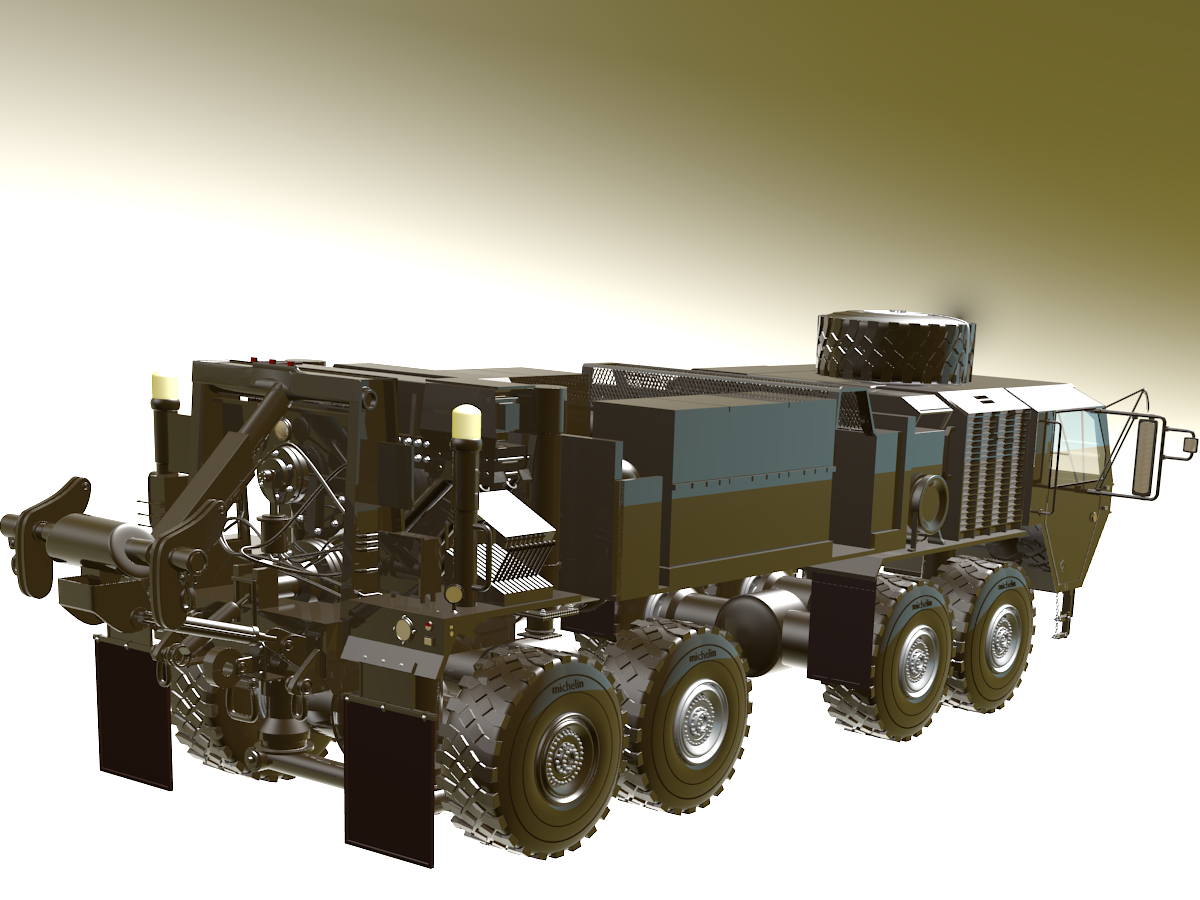 hemtt a4 cargo truck 3d model
