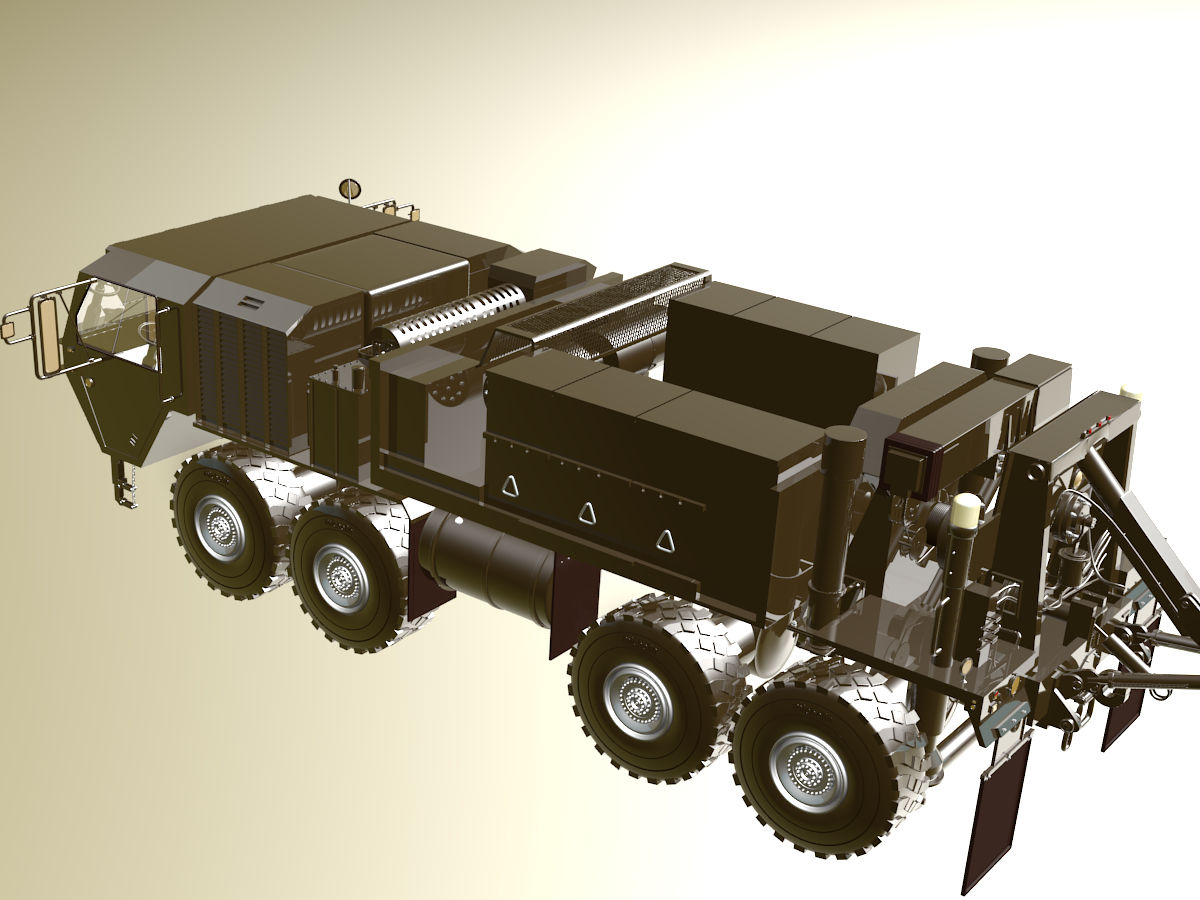 hemtt a4 cargo truck 3d model