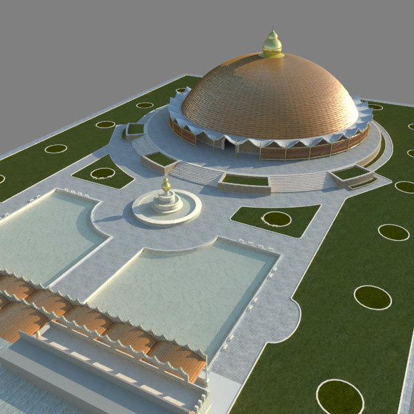 3d mosque model