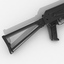 3d pp-19 bizon submachine gun