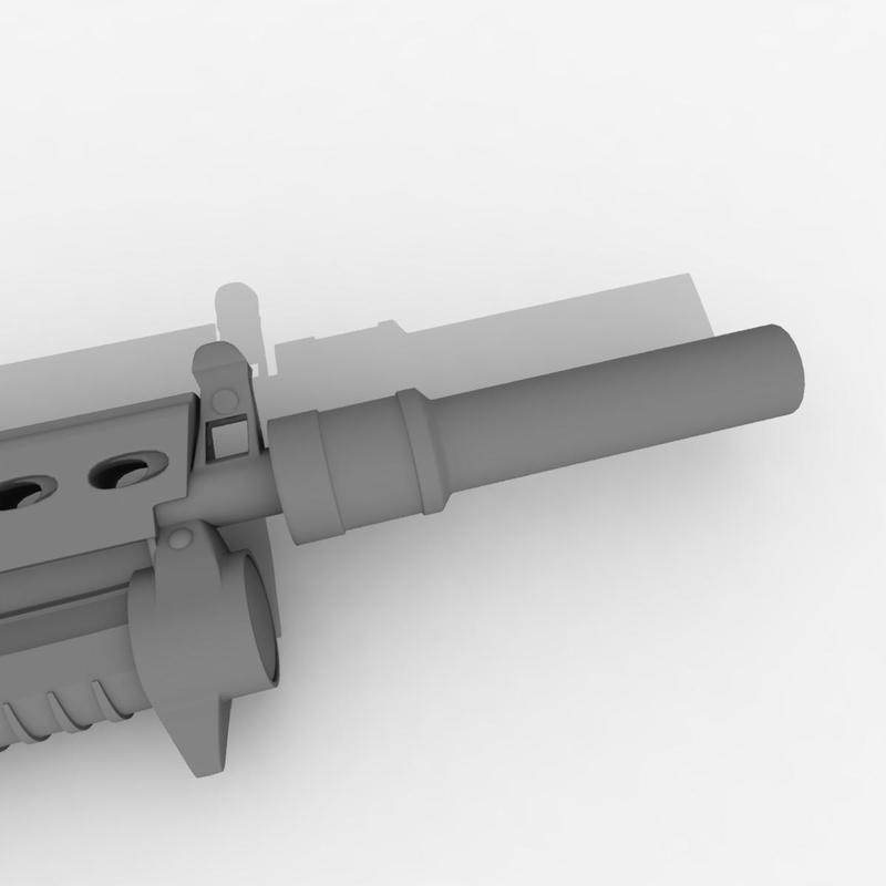 3d pp-19 bizon submachine gun