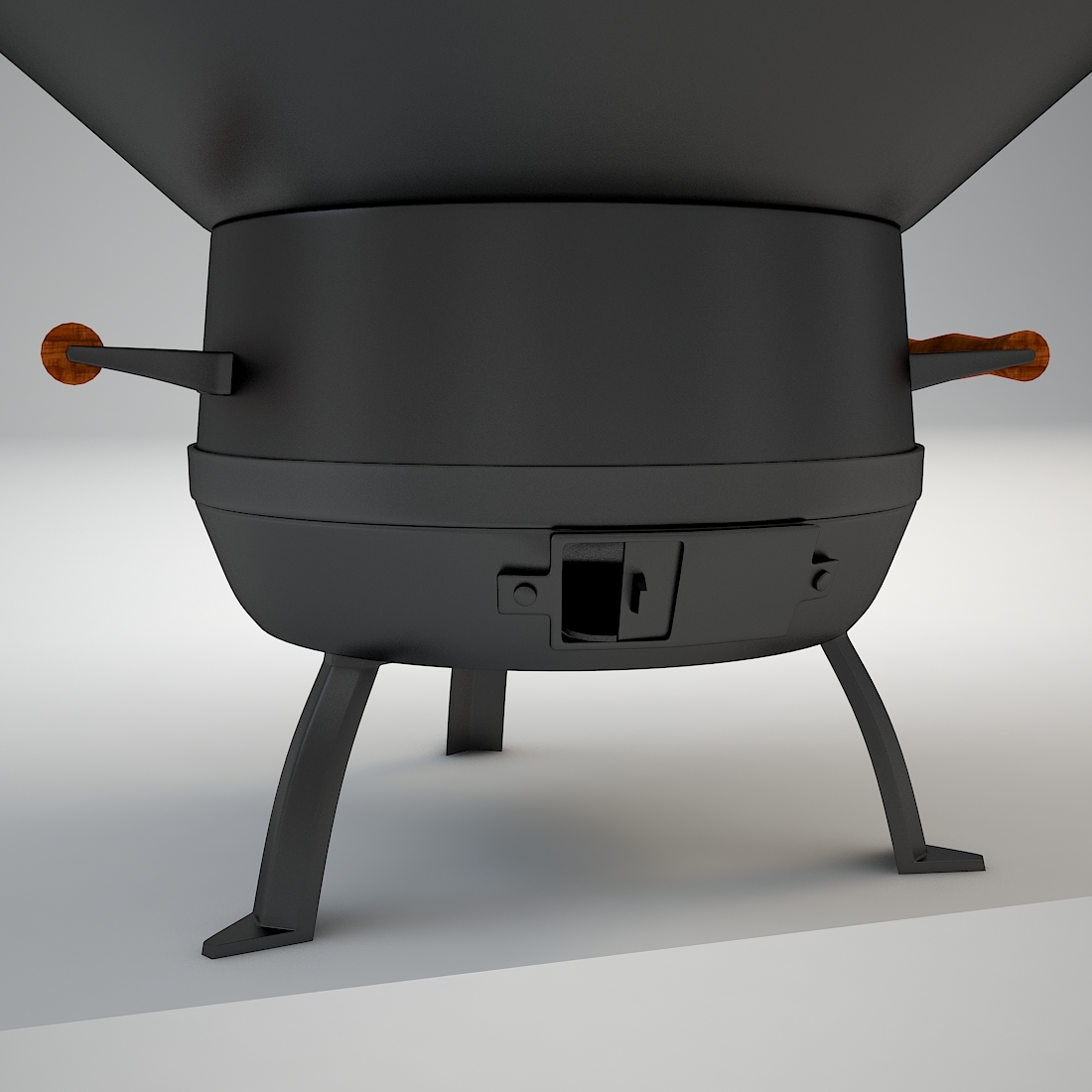 3d model of garden grill