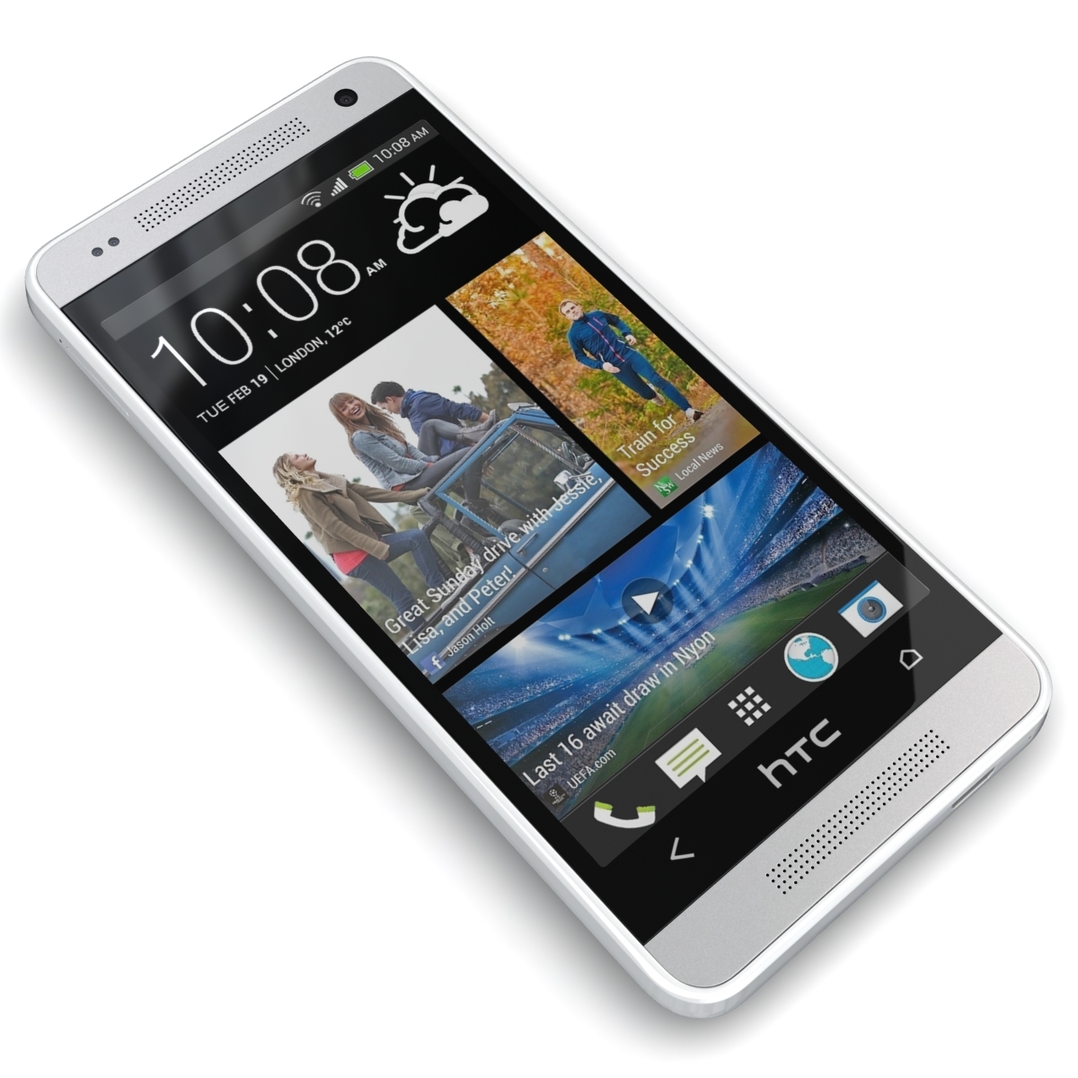 3d model htc mini black silver
