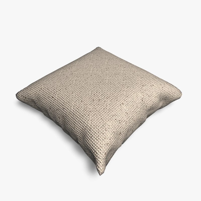 3d model simple cushion