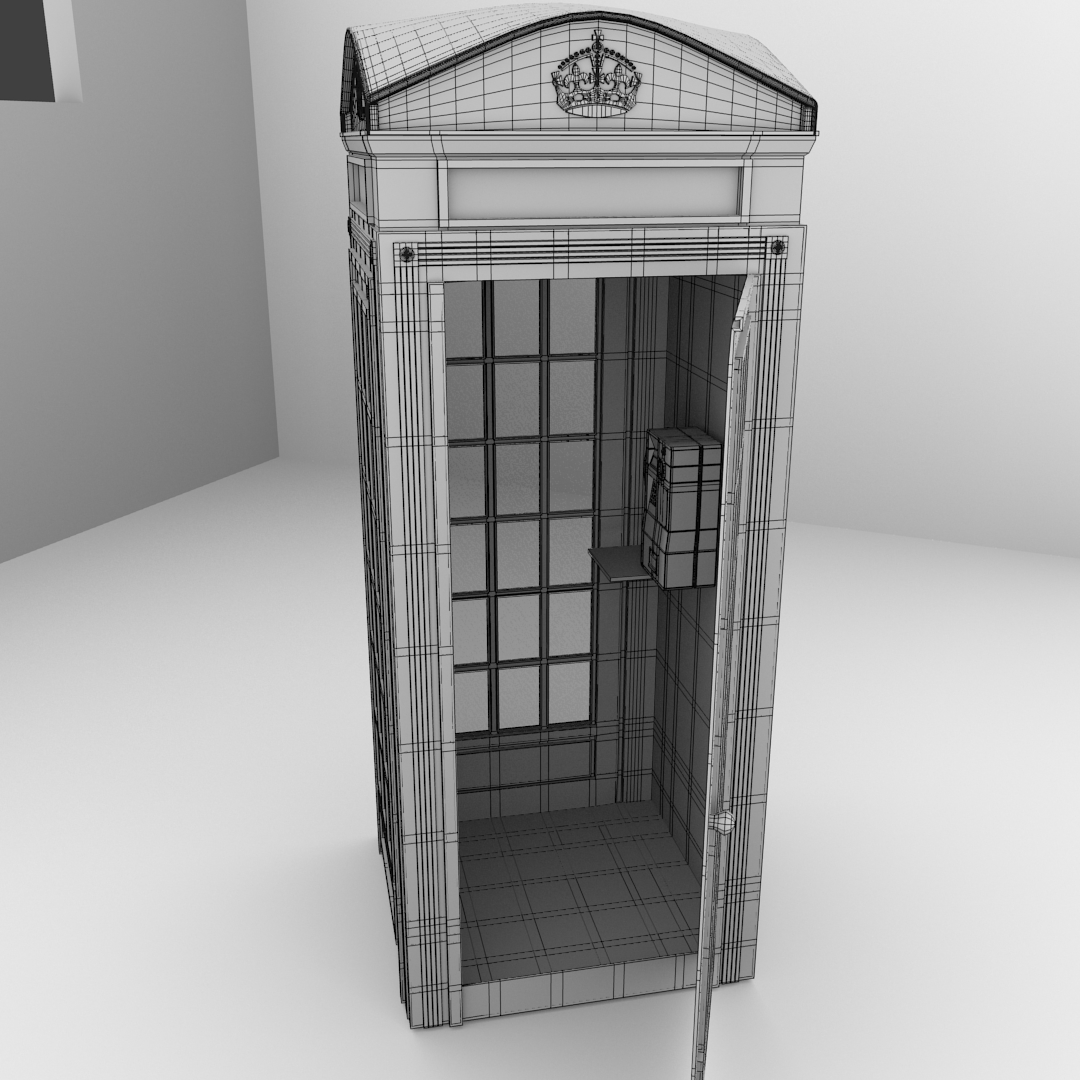 Red Phone Booth 3d Model red-phone-booth-3d-model