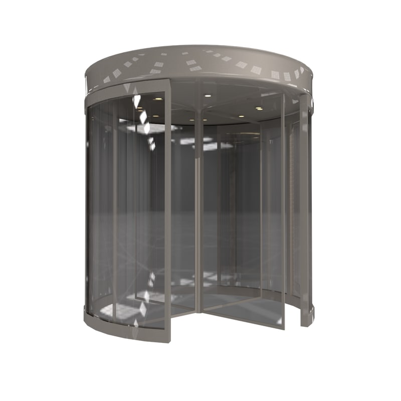revolving door 3d max