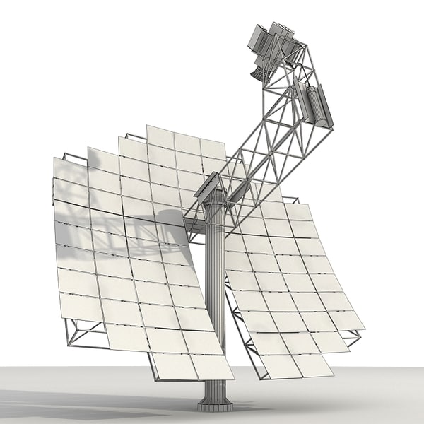 3d solar panel 2 model