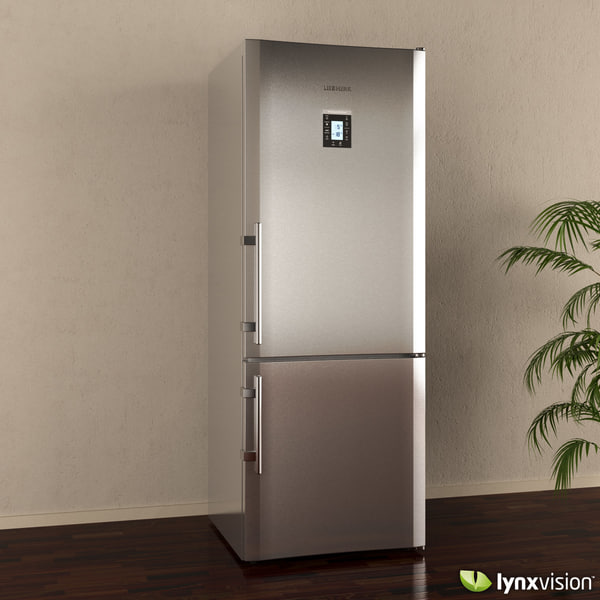 freezer refrigerator whirlpool 3d model
