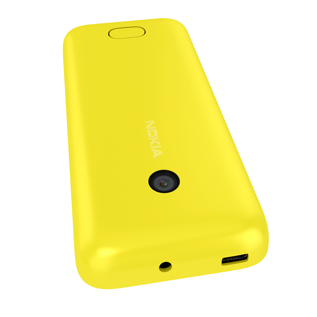 nokia 208 207 phone 3d model