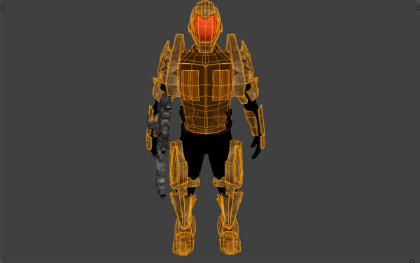 jetpack man 3d model