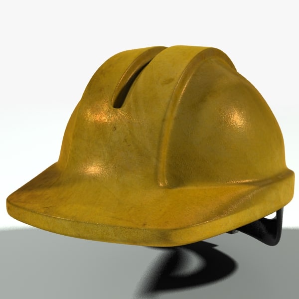 3d hard hat model