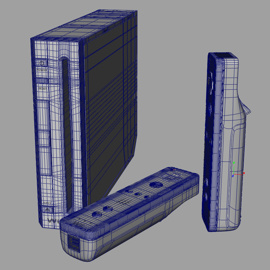 3d model nintendo wii