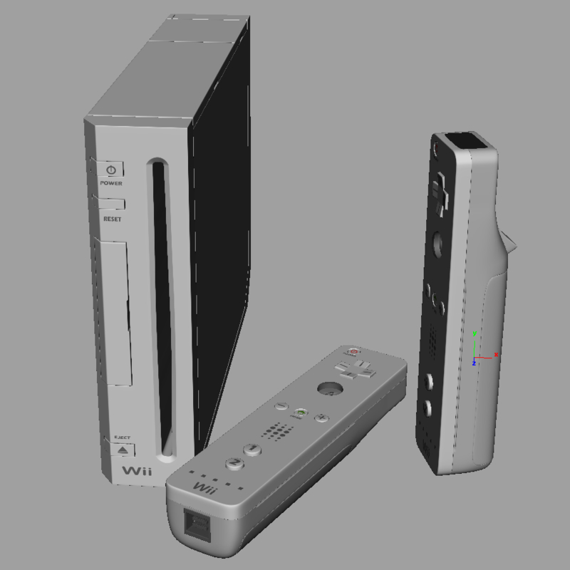 3d model nintendo wii