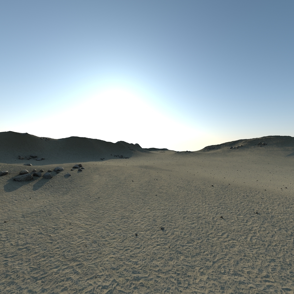 3d model desert terrain landscape