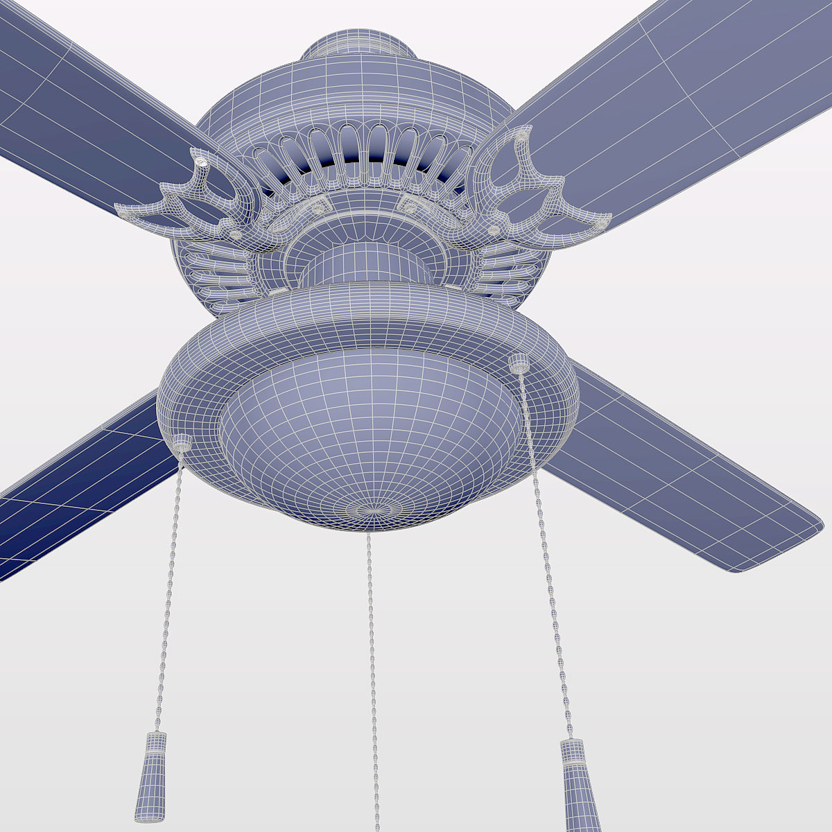 ceiling fan lighting 3d model