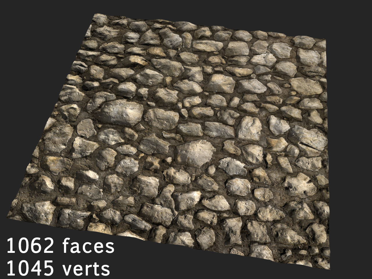 3d model tileable stone