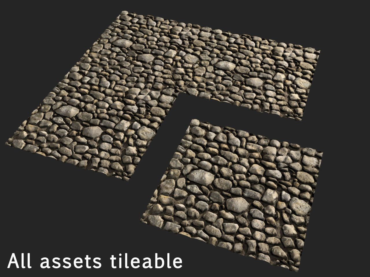 3d model tileable stone