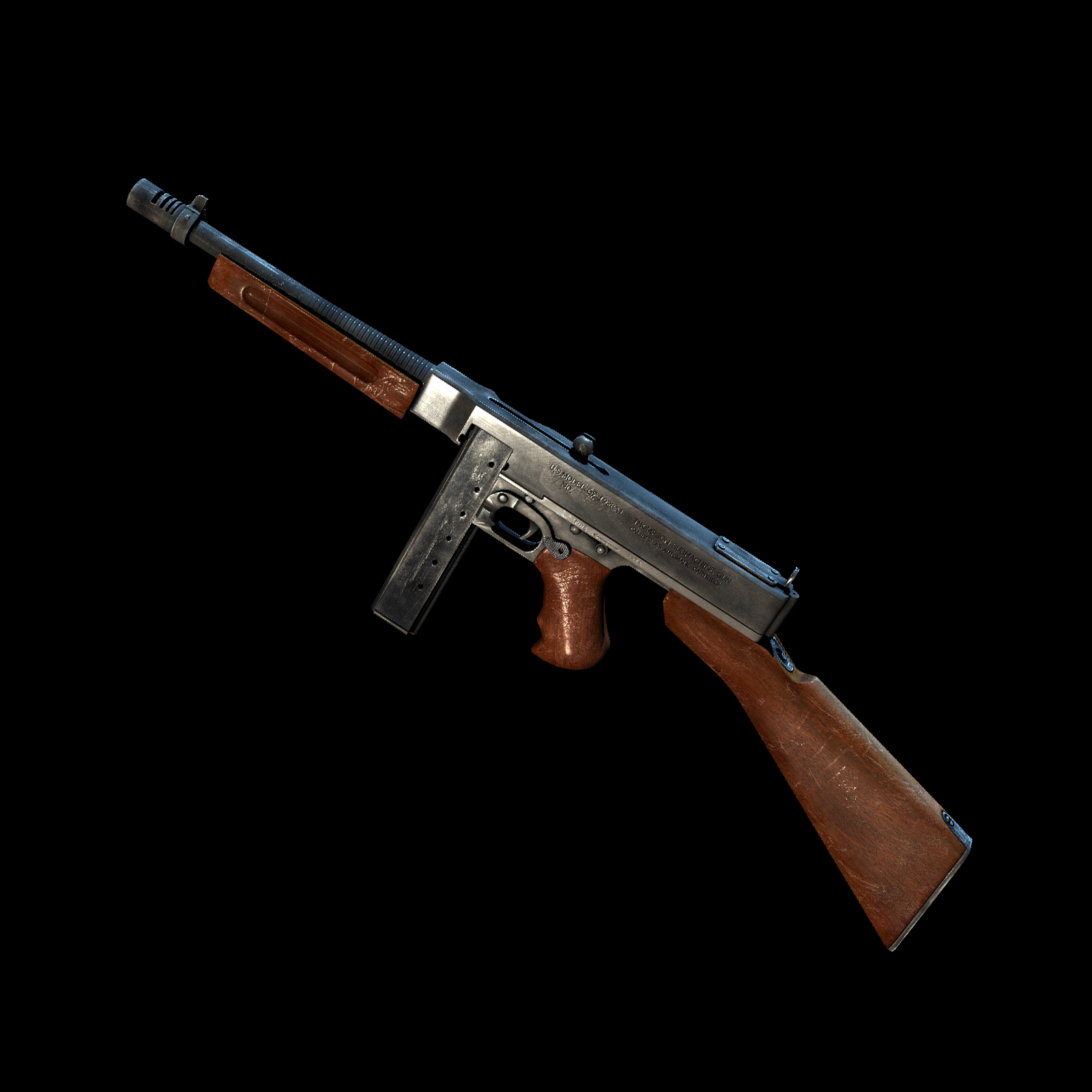 real-time thompson gun 1928 max