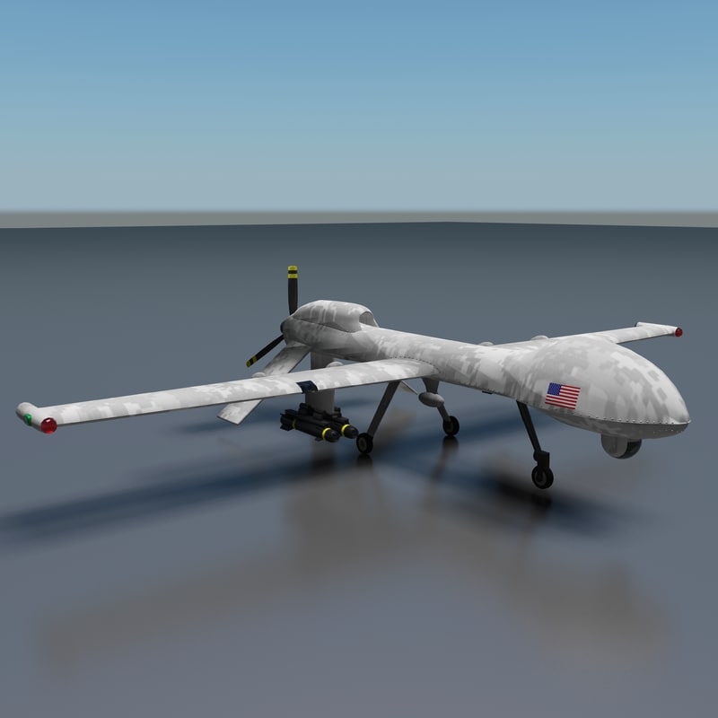 3d predator drone