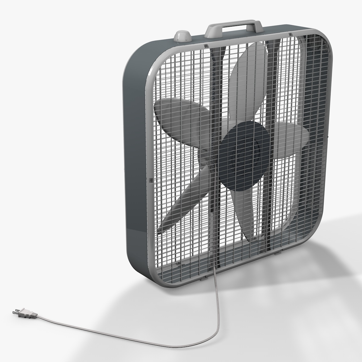 3d model box fan