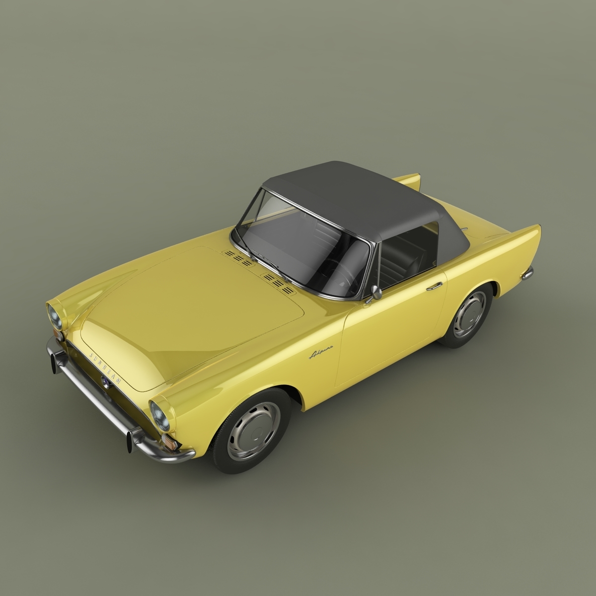 sunbeam alpine series 4 3d model