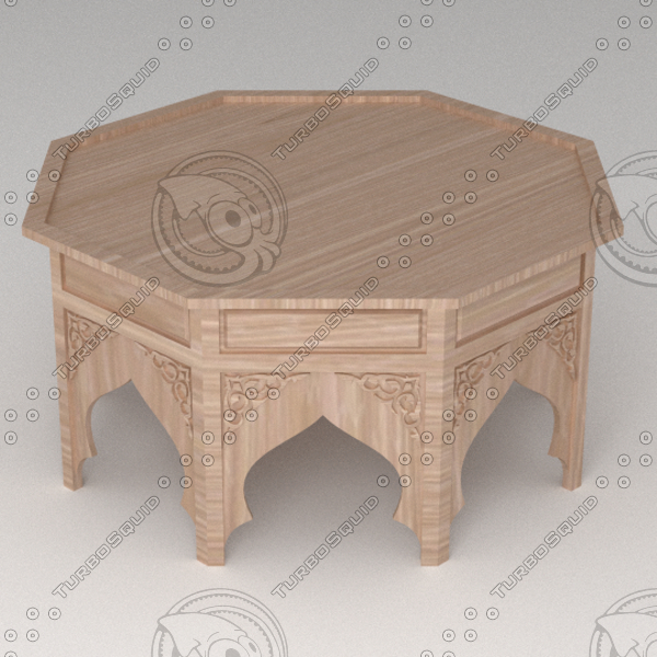 3d moroccan table