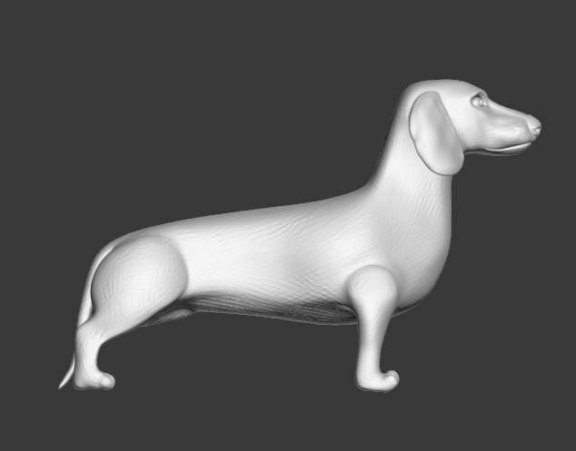 3d dog model