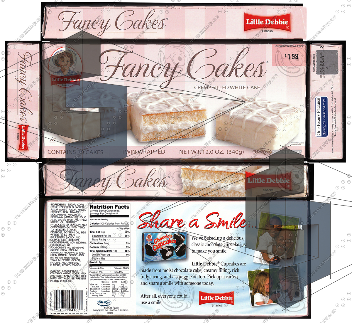 3ds little debbie fancy cakes