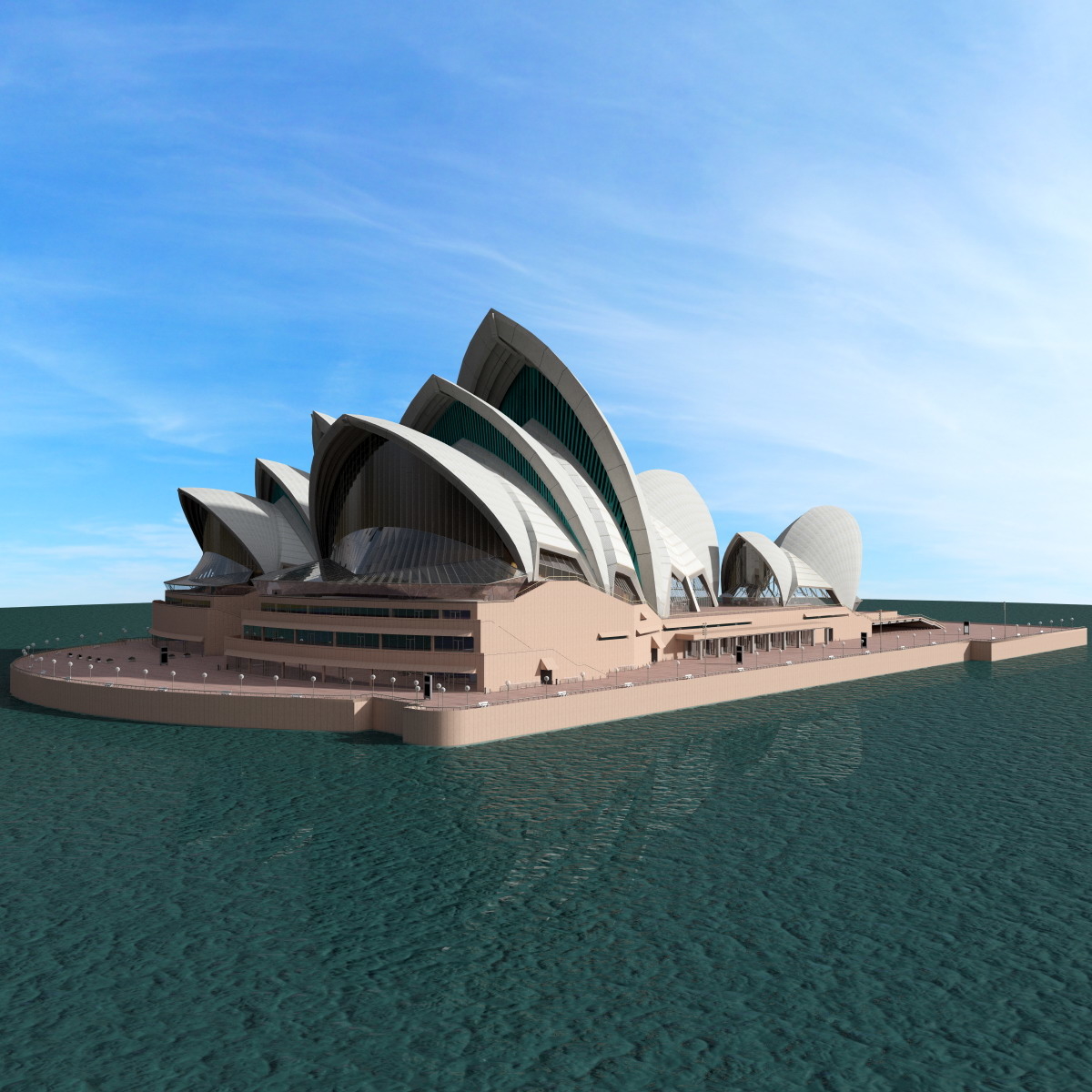 3d model of sydney opera house