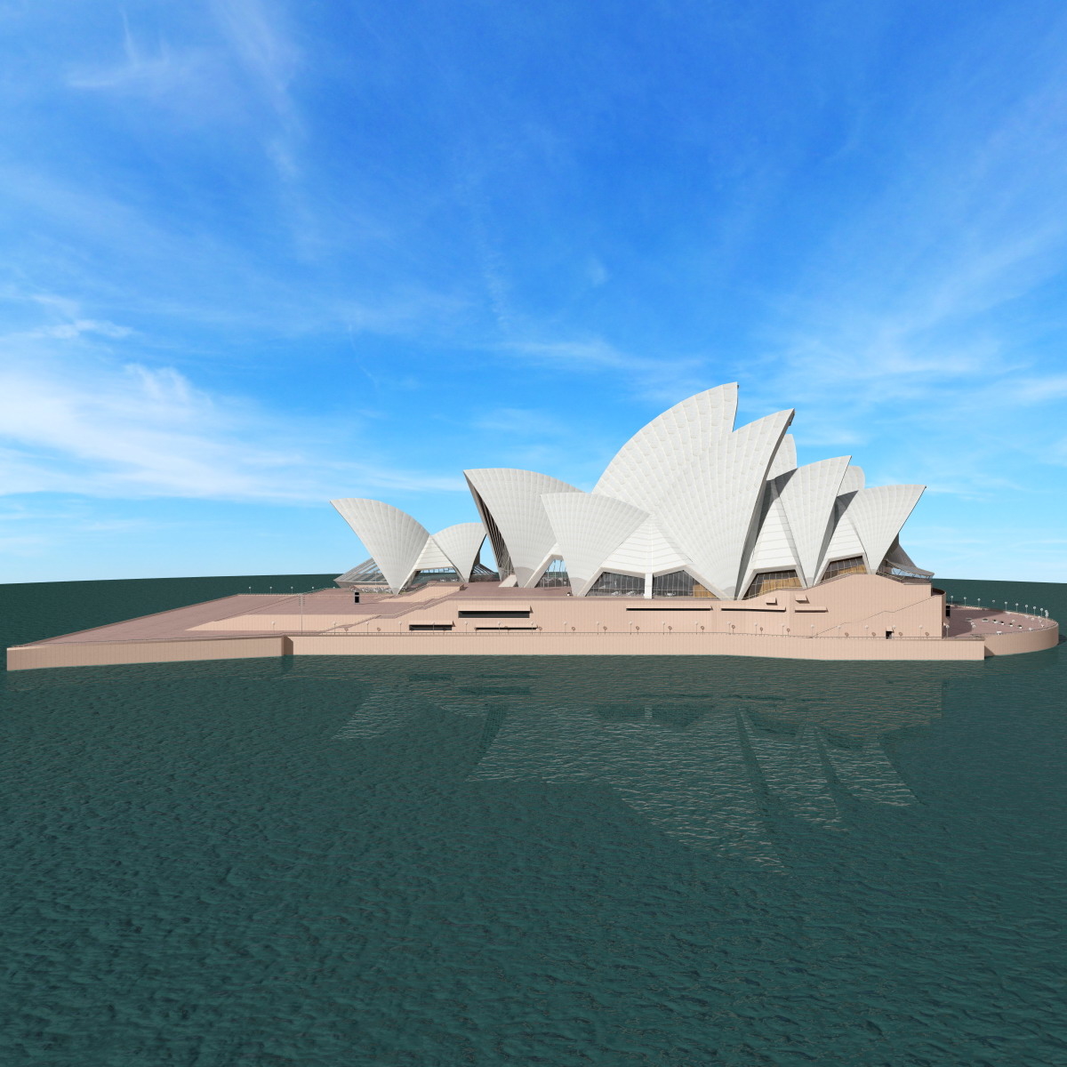 3d model of sydney opera house
