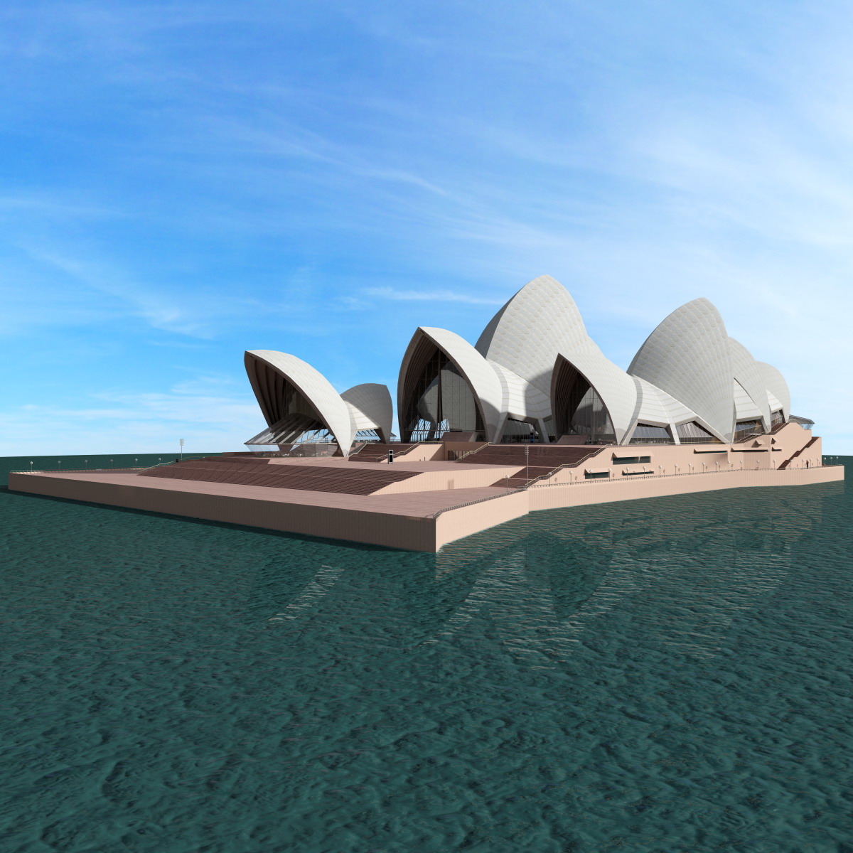 3d model of sydney opera house