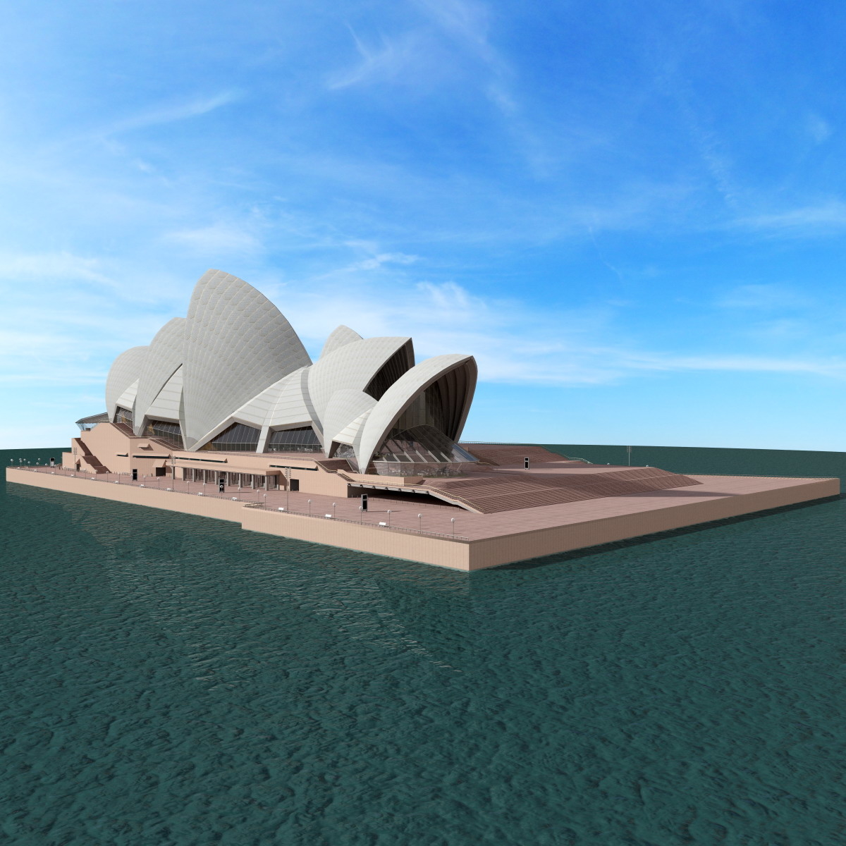 3d model of sydney opera house