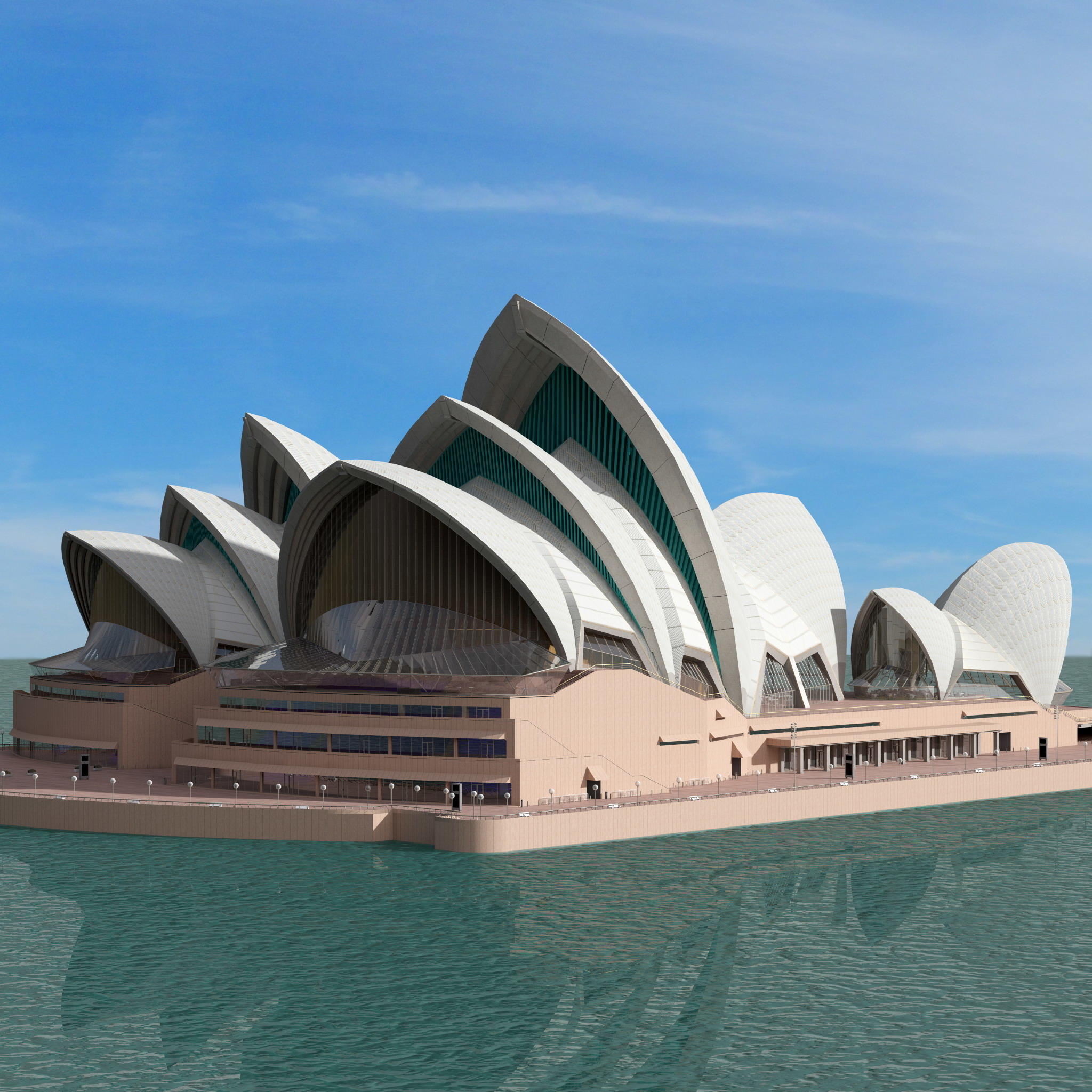 3d model of sydney opera house