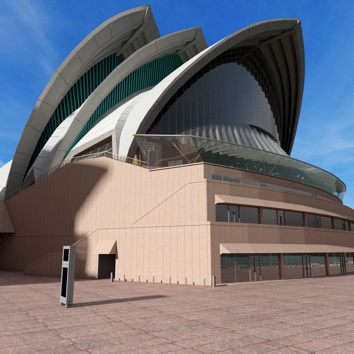 3d model of sydney opera house