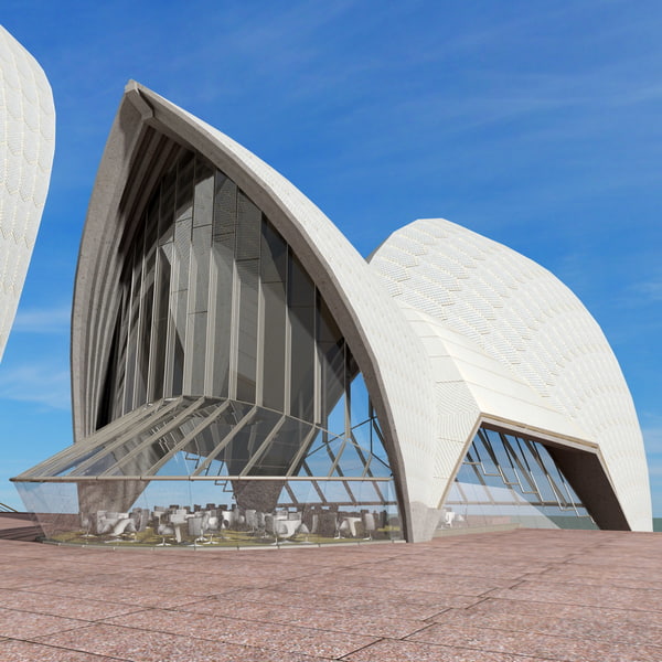 3d model of sydney opera house